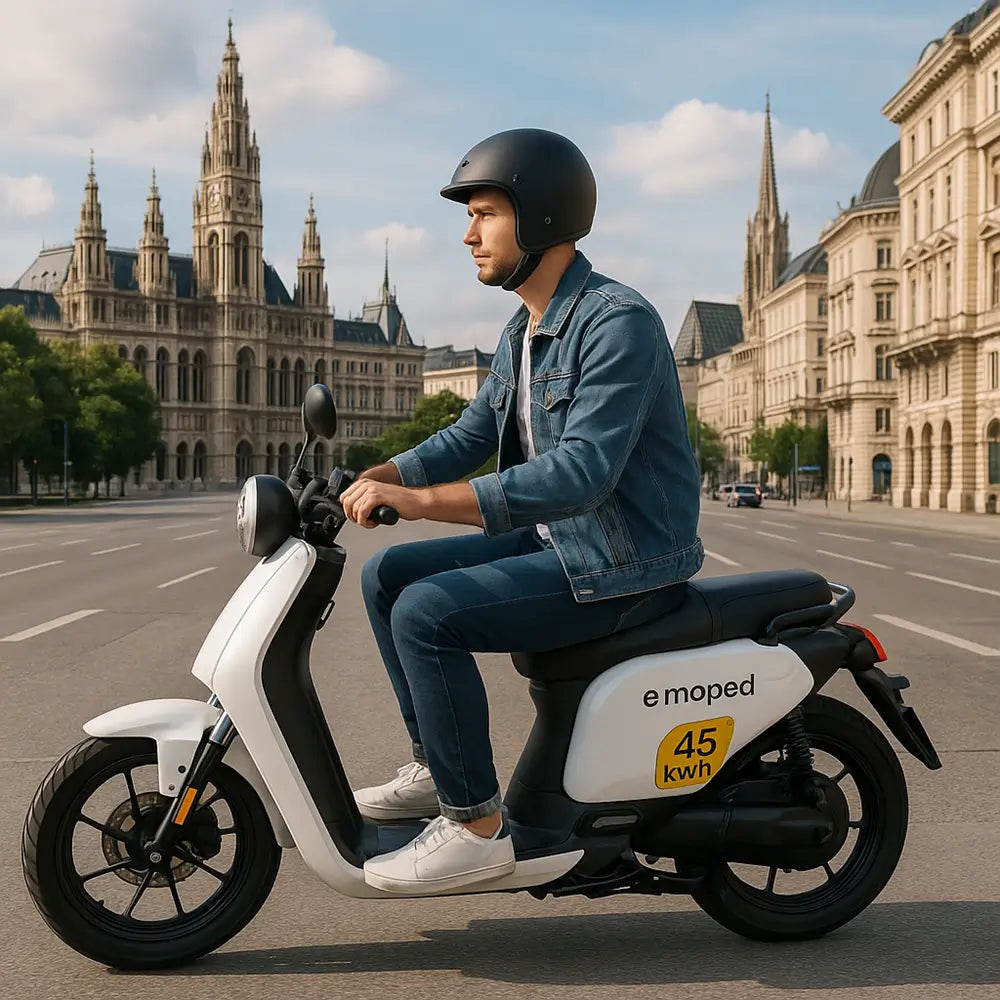 e Moped 45 km/h kaufen | Elektroroller 45 km/h mit Straßenzulassung